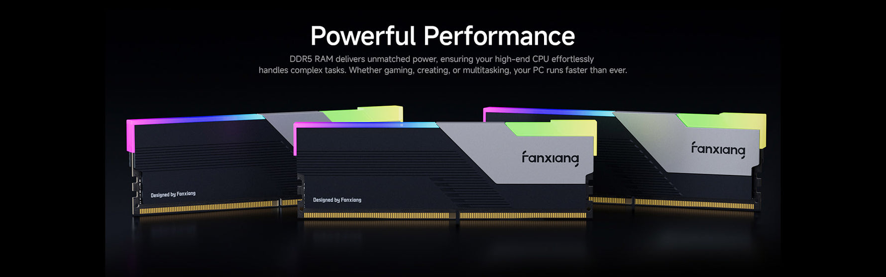 FanXiang RGB DDR5 RAM – High-Speed Desktop Memory